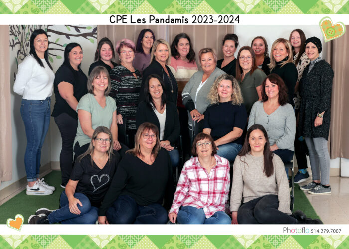 L’équipe du CPE Les Pandamis – Les Pandamis